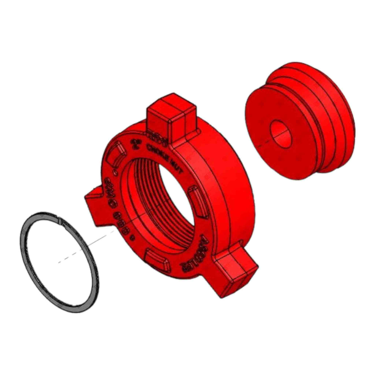 Choke Cap Assembly, 2” 602, 6000 psi, Sour Service – Big Iron Flow Control
