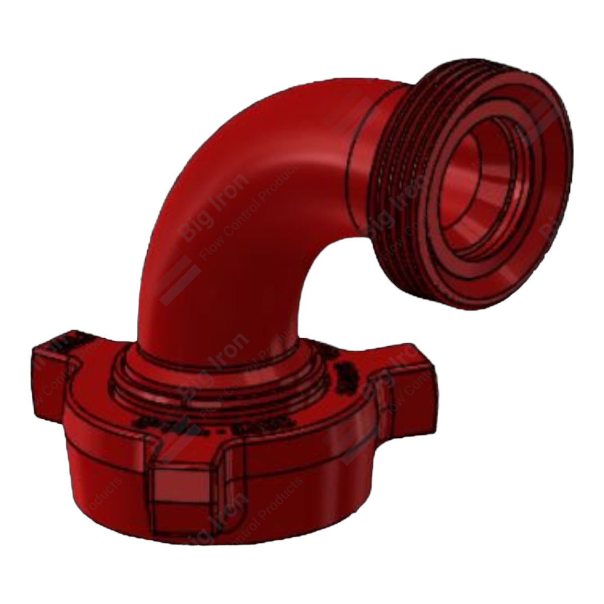 Elbow LR 90 Deg, 3" 1502 FxM, Integral, 15000 psi, STD Service (NNA ...