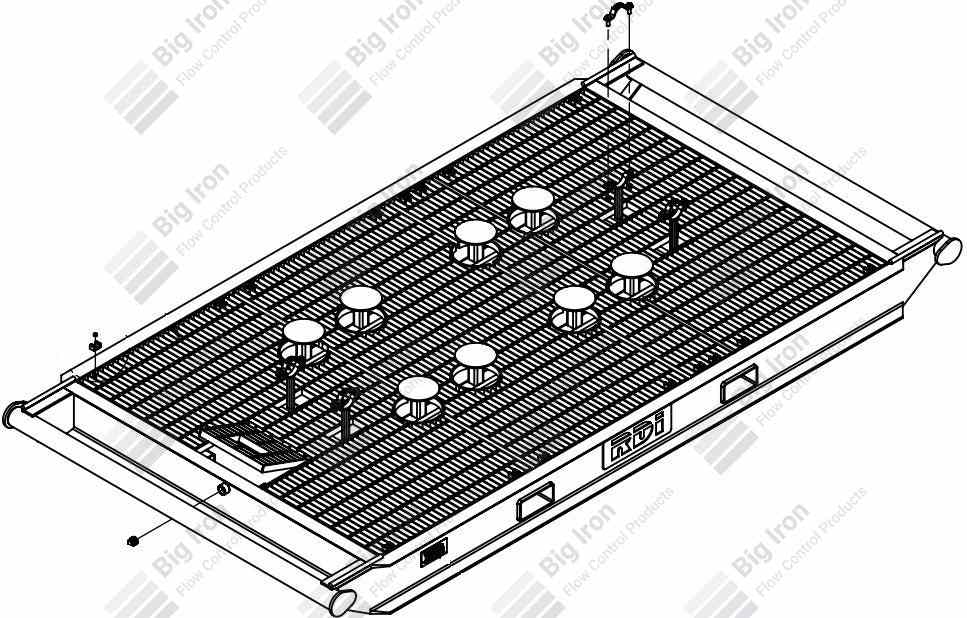 Manifold Skid For 2" 9 Valve Dual Stage W/ Containment – Big Iron Flow ...